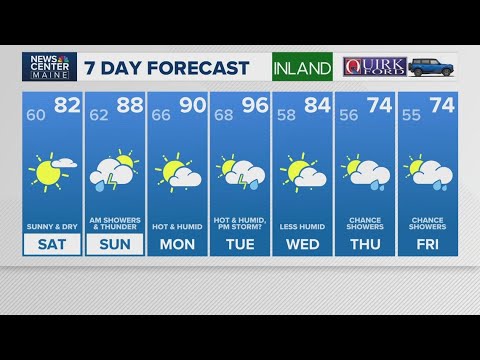 NEWS CENTER Maine Weather Video Forecast