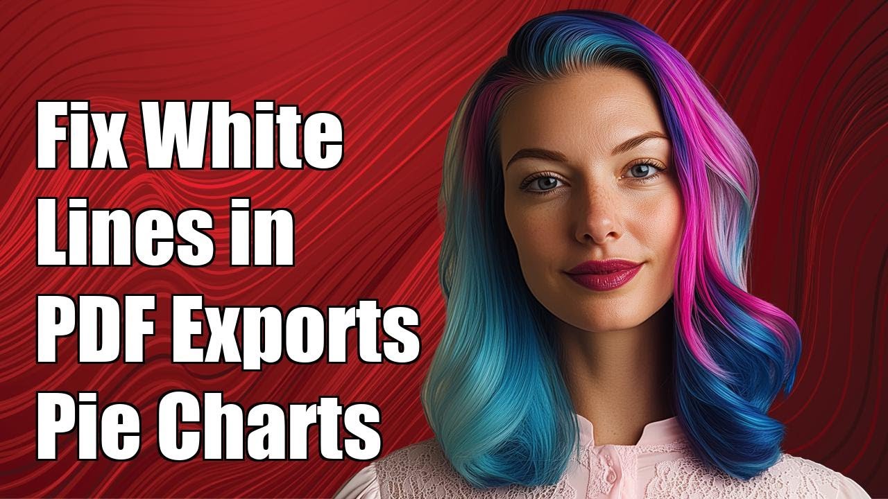 Fixing Unknown White Lines in PDF Exports of Pie Charts: Troubleshooting Guide