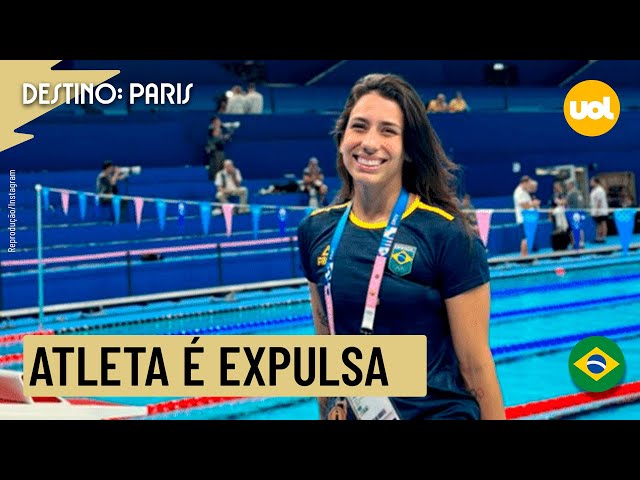 Olimpíadas: nadadora expulsa se manifesta e diz que fez denúncias