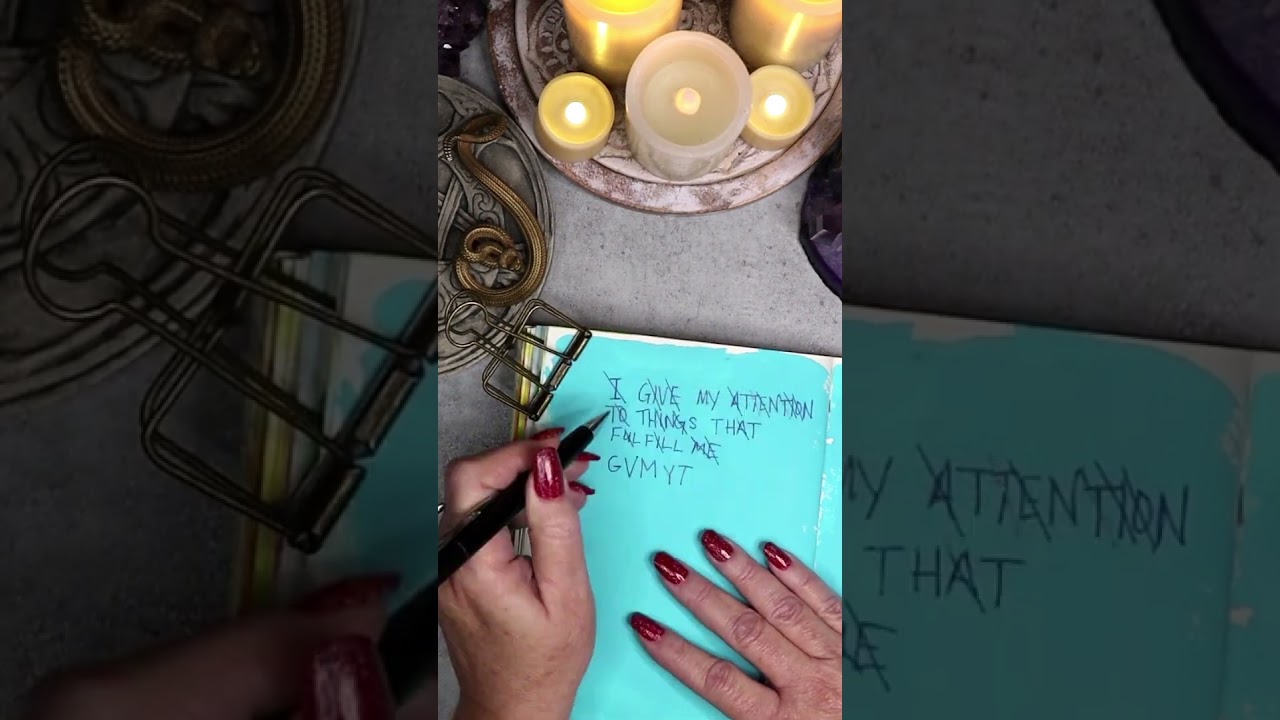 Sigil Magic: I Give My Attention to Things That Fulfill Me ⛤ Magical Crafting Community Sigil ⛤