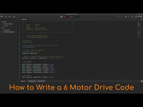 How to Code a Basic Drivetrain using Text