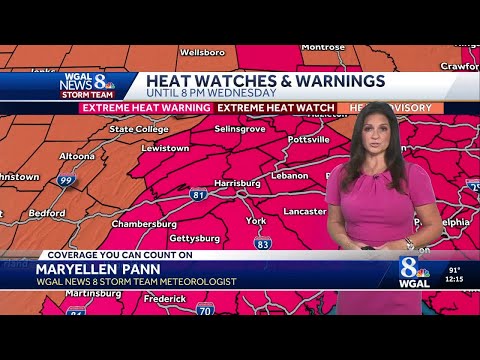 Searing heat & humidity, plus, feels like triple digit temperatures