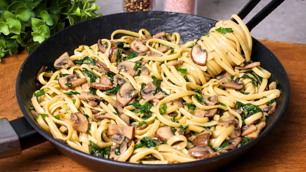 Mit einfachen Zutaten schnell gekocht: Champignons Spaghetti aus der ...