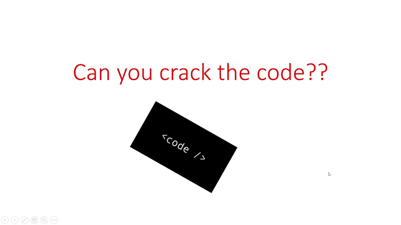 Crack the code