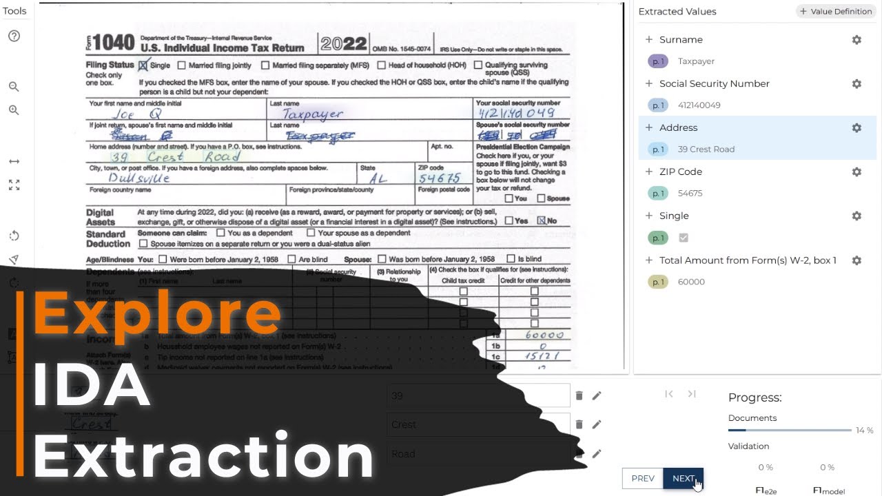 Explore IDA Extraction – Smart data extraction to reduce manual work