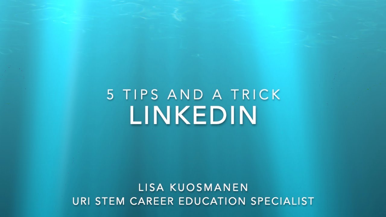 5 Tips & a Trick STEM LinkedIn