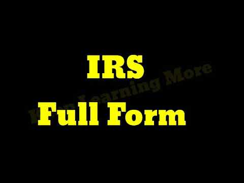 IRS Full Form