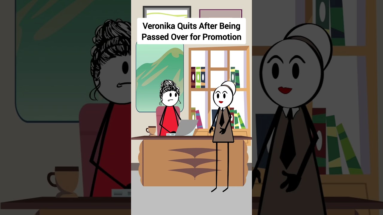 Veronika Quits After Being Passed Over for Promotion #corporate #animation #gplus #skits