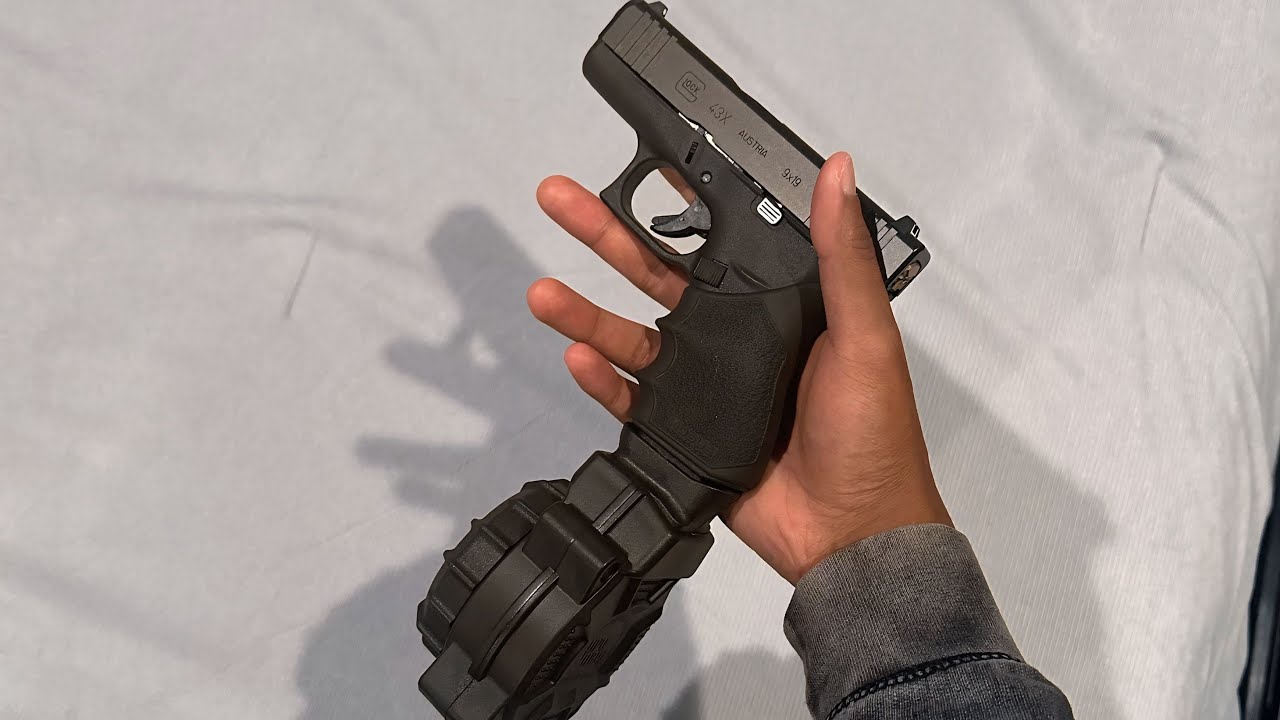 Testing 30rd Drum For Glock43x!