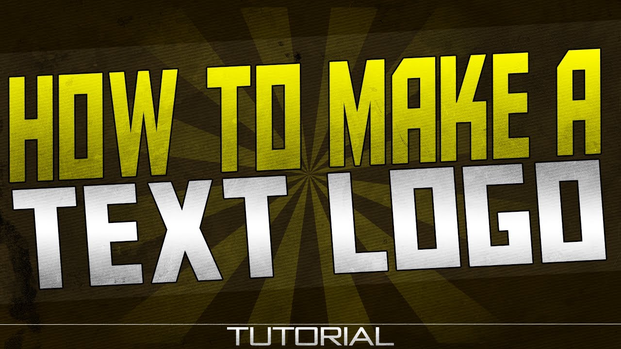 BATMAN Designs - How To Make A Text Logo | Tutorial