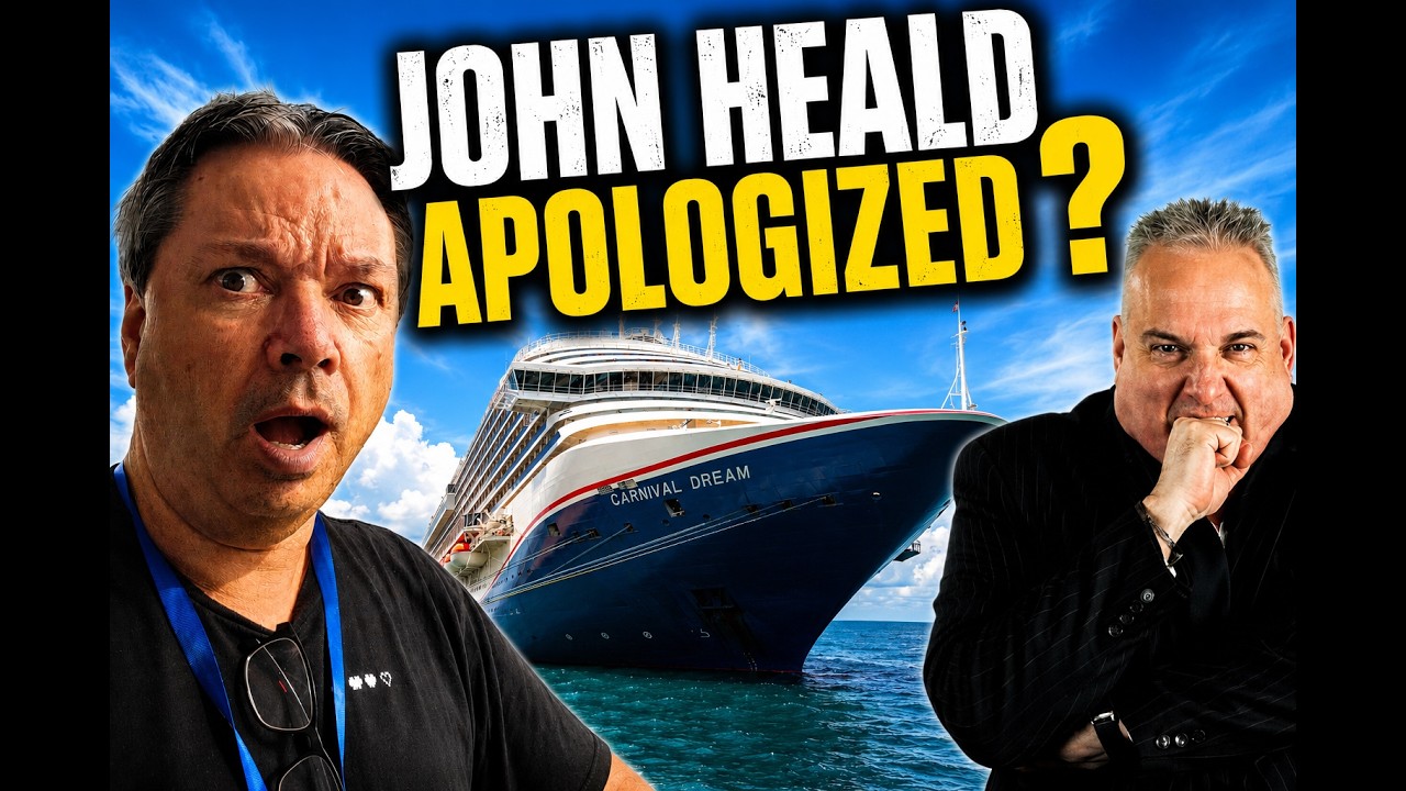 CARNIVAL BRAND AMBASSADOR JOHN HEALD APOLOGIZES