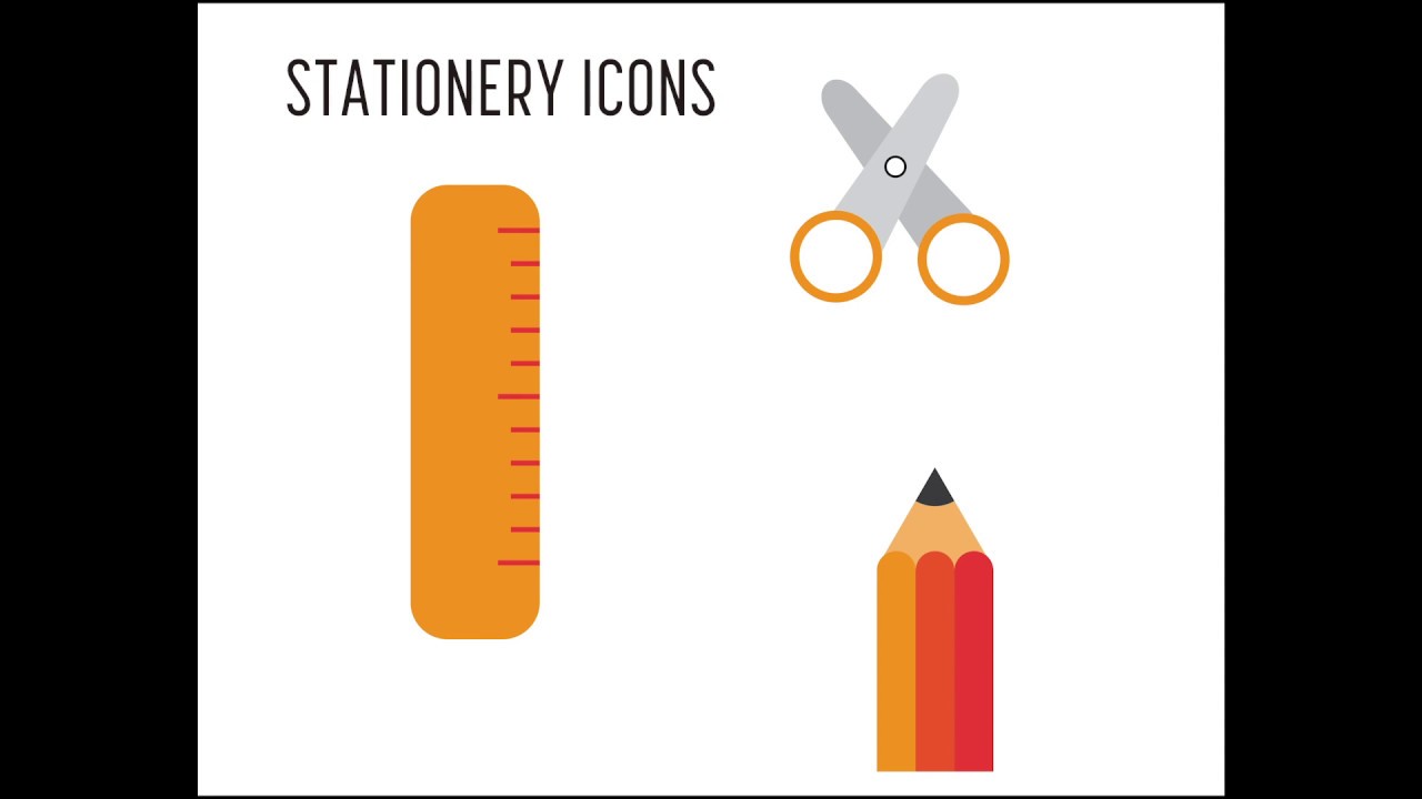 How to create stationery icons in Illustrator