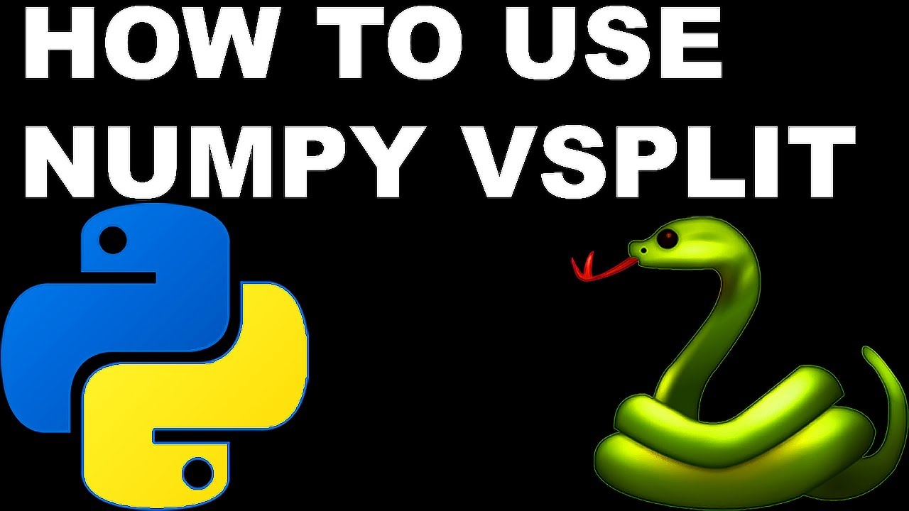 Python Numpy Tutorial Vsplit