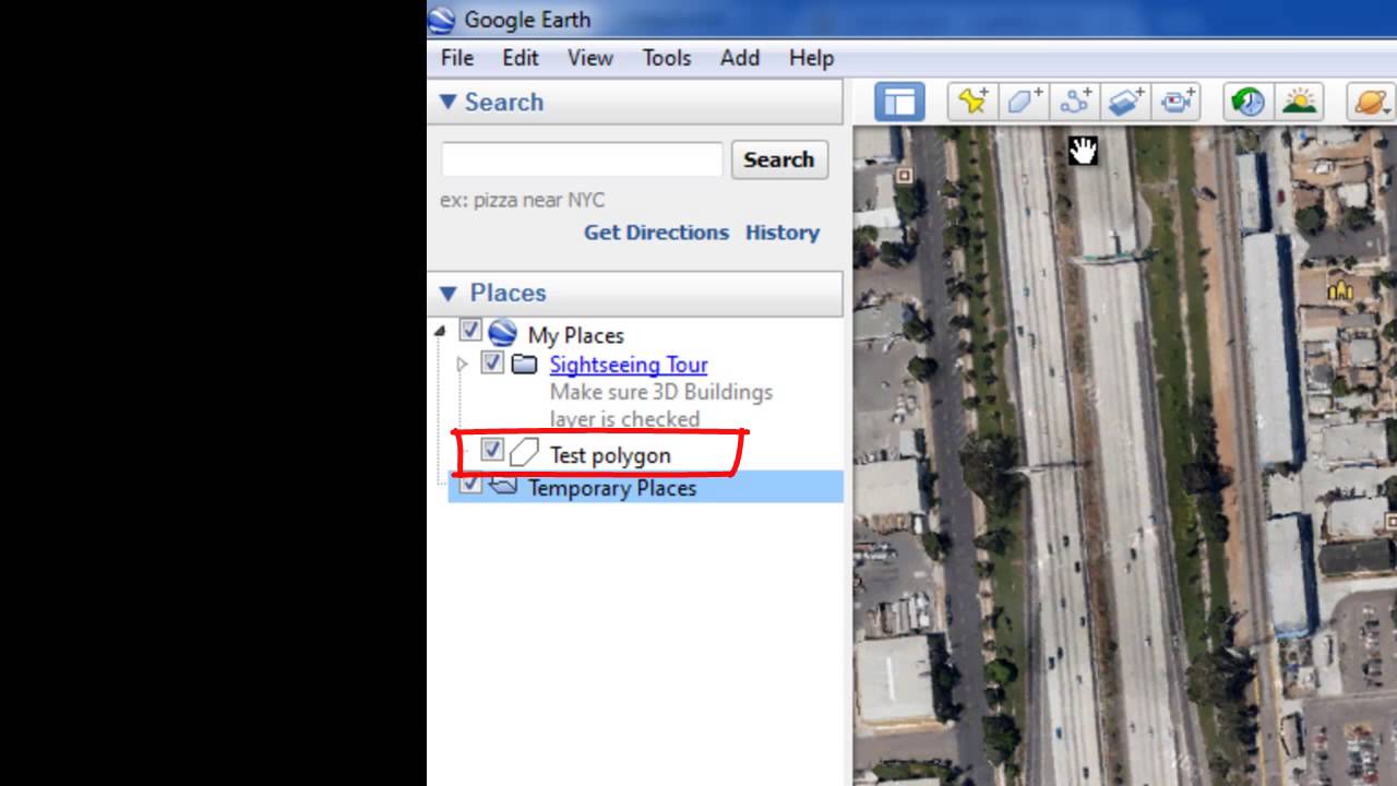How to save information in Google Earth's 'My Places' folder
