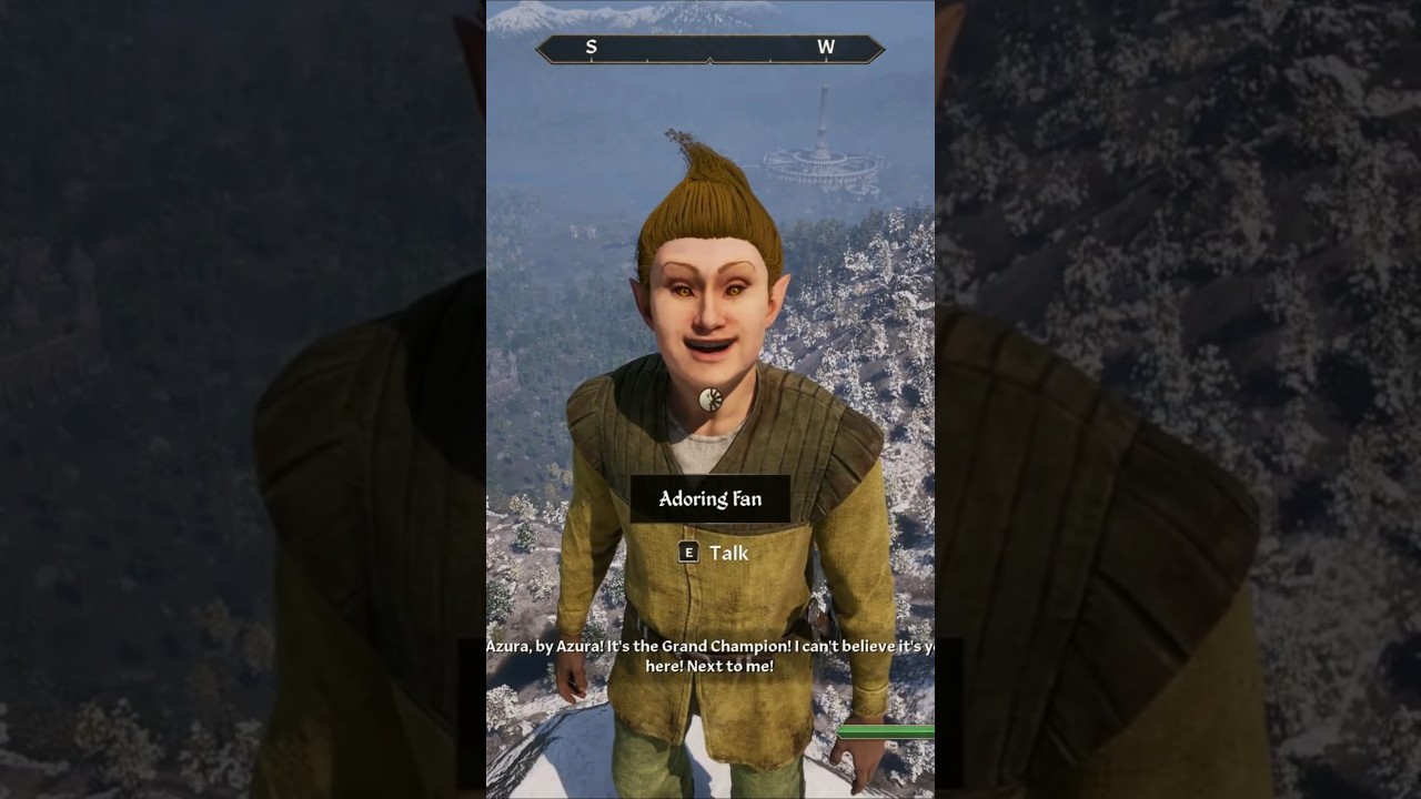Adoring Fan at Dive Rock - Oblivion Remastered
