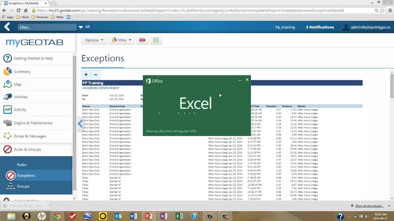 Reports - Using Rules to Create An Exception Report