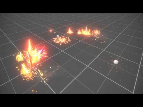 VFX Spike Attack( Riot Style ) - using Popcorn FX - Real Time VFX