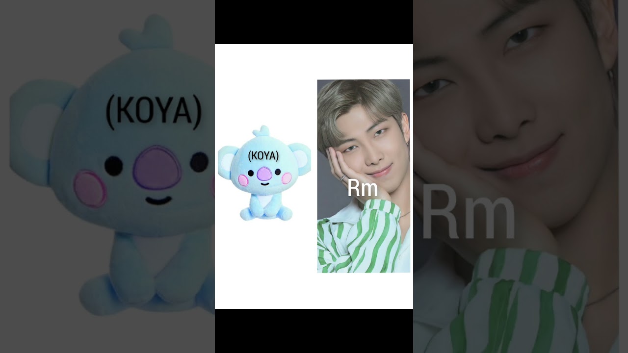 #BTS💜 members with their BT21 characters name 🥰 #Youtubeshorts 💫 @Ak~tomboy~😉