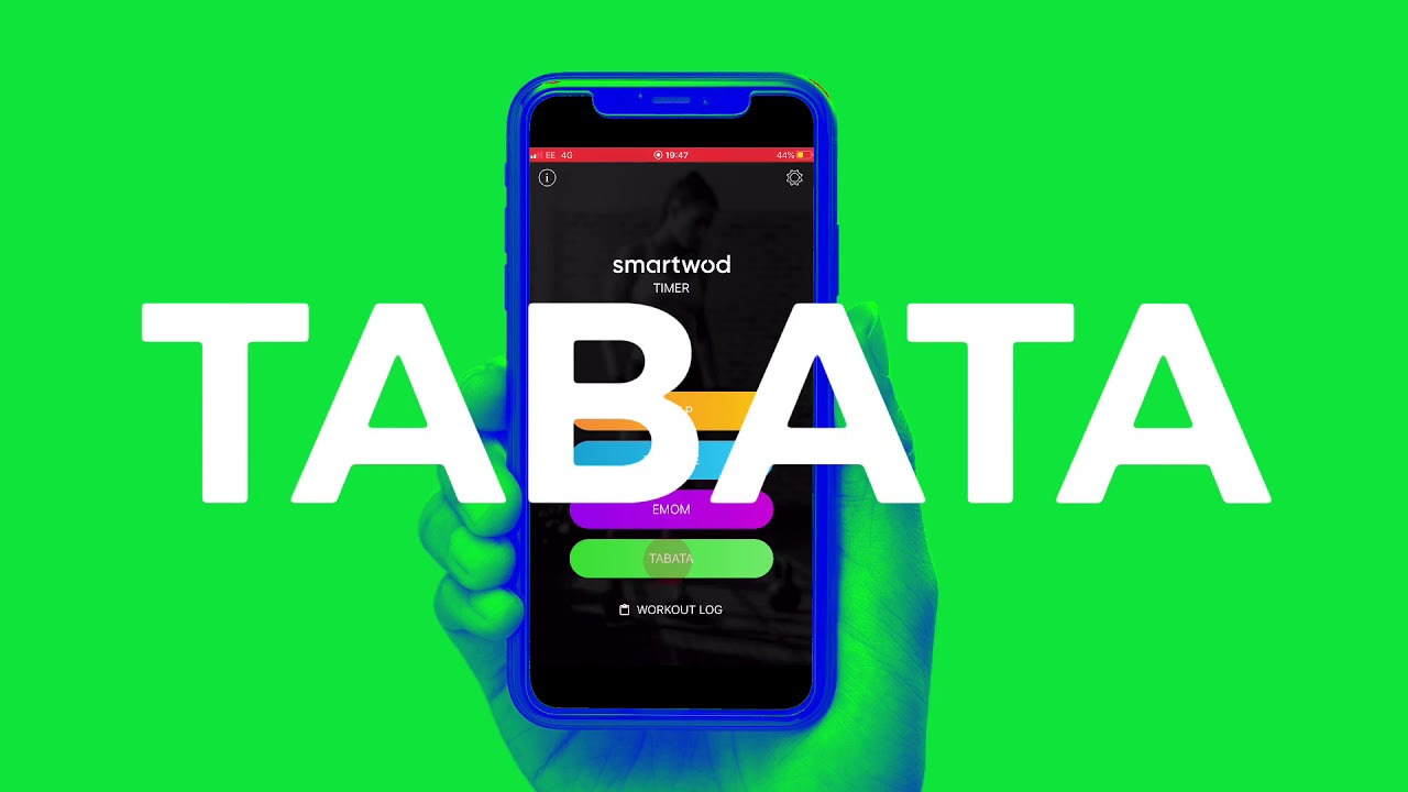 TABATA TIMER I WITH SMART WOD. HOW TO USE A TABATA TIMER