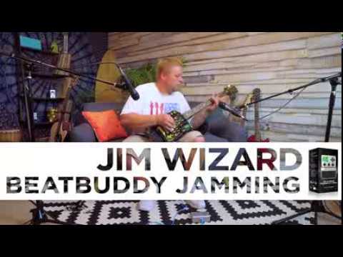 Singular Sound: BeatBuddy Drum Machine Demo with Jim Wizard & His Cigar Box Guitar