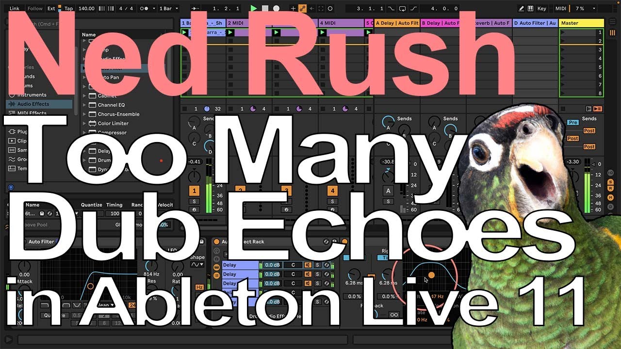 Ableton Tutorial - Dub Echo = Ned Rush