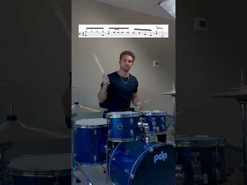 FUN BEGINNER DRUM FILL LESSON🥁🔥 #drumlessons #drumlesson