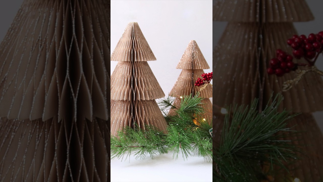 DIY Paper Christmas Tree Tutorial 🎄 Simple Holiday Craft💫