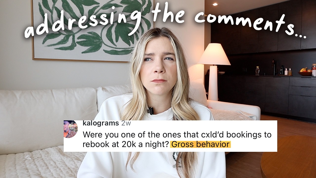 addressing the comments...