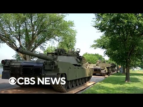 Military parade set to march through Washington, D.C. tonight