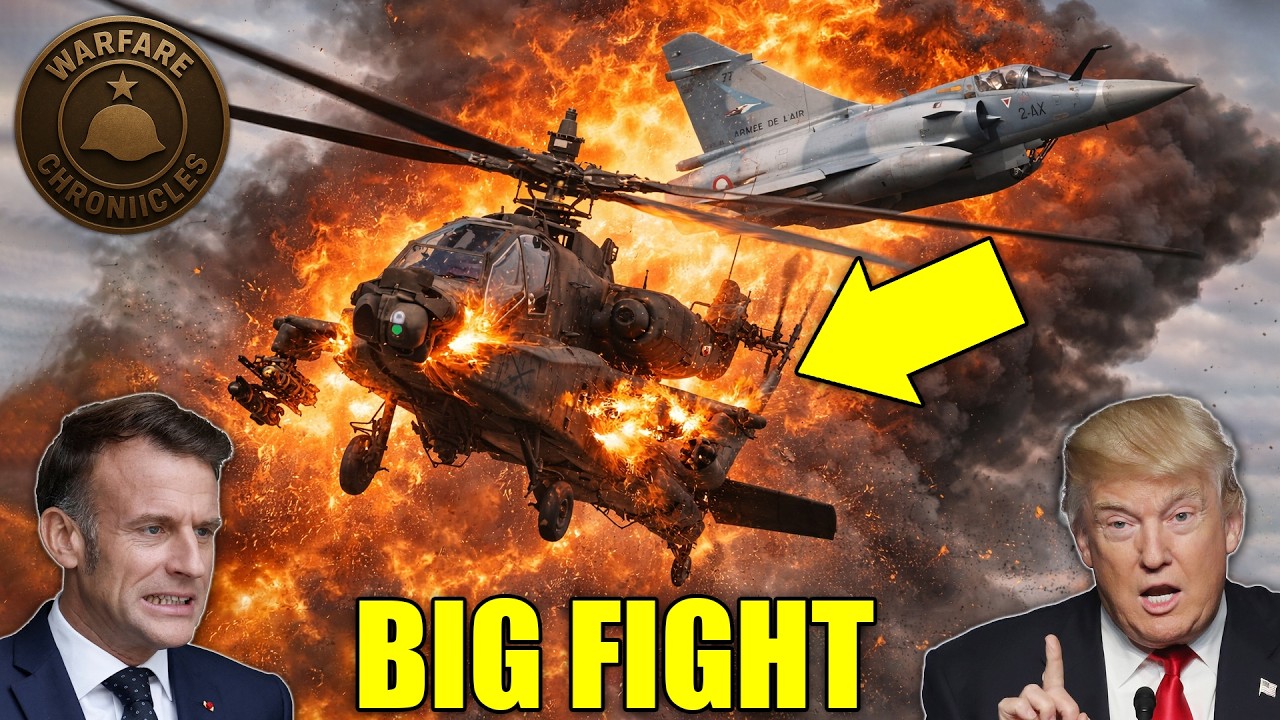 France New Fighter Jet Launches Surprise Attack on U.S. Apache AH-64… Then America Unleashes Hell