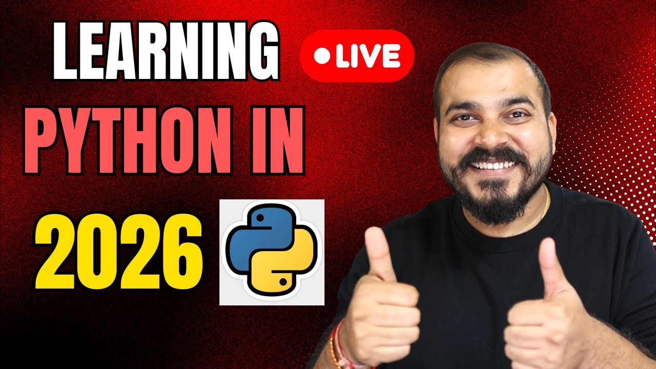 Day 2-Live Session- Learning Python With Vibe Coding In 2026