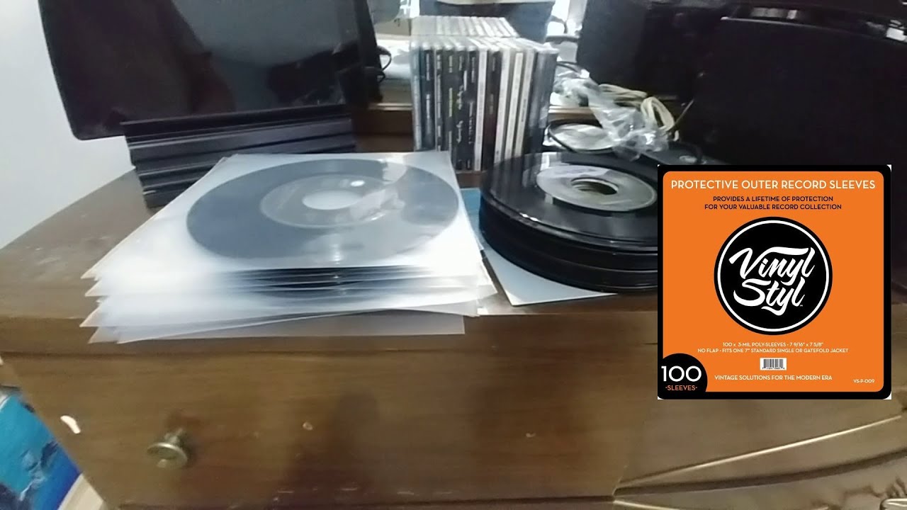 Vinyl STYL 45 RPM Vinyl Record Protective Outer Sleeves - overview