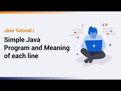 Simple Java Program and Meaning of each line | Java Tutorial