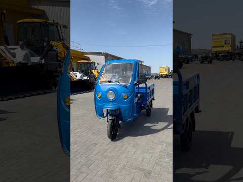 Triciclu electric cargo 60V cu cabină, ideal pentru livrări rapide în Moldova. Coleso.md te așteaptă