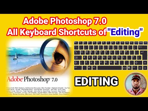 Adobe Photoshop 7.0 All Keyboard Shortcuts of Editing