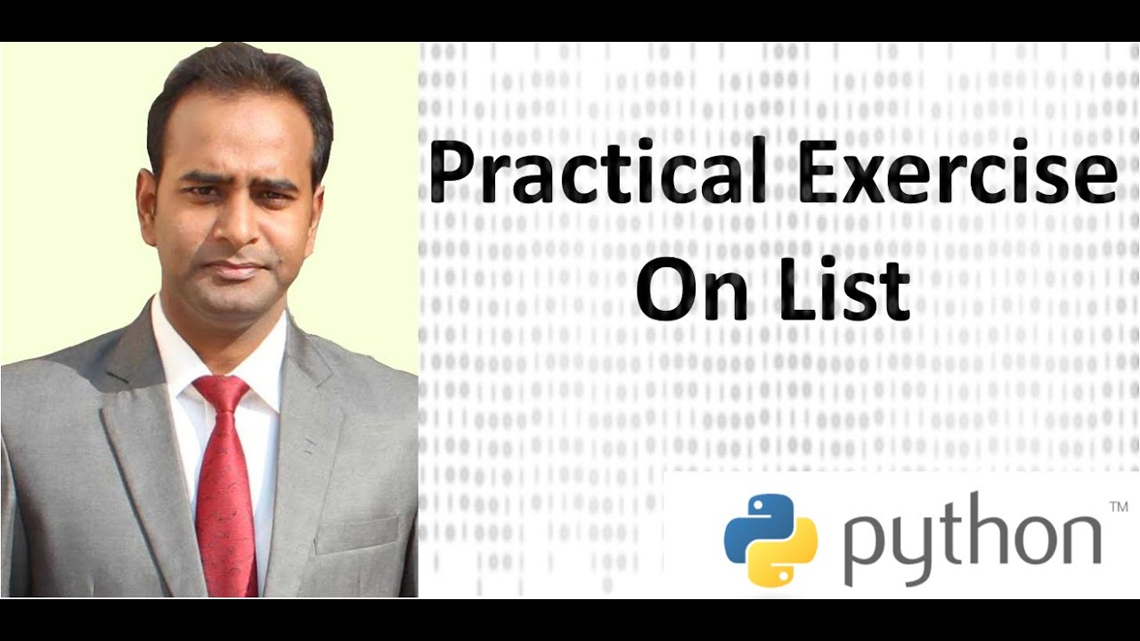 Class 11 IP & CS | Practical Exercise on Python List