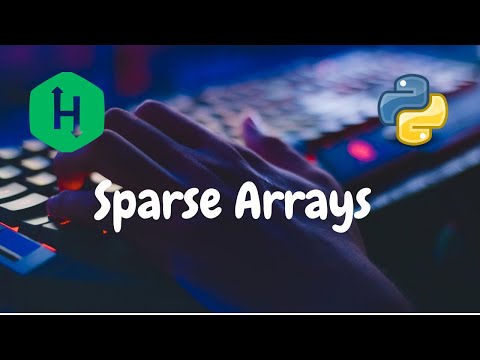 105 - Sparse Arrays | Arrays | Hackerrank Solution | Python