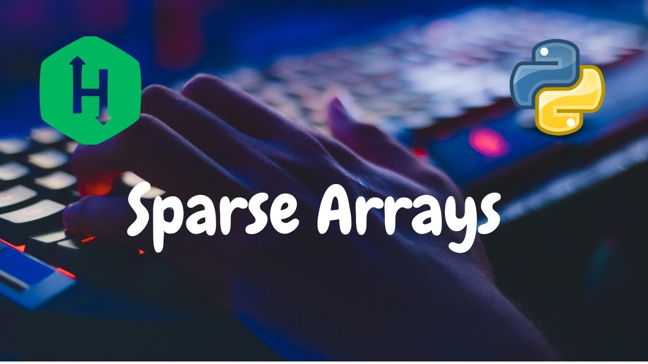 105 - Sparse Arrays | Arrays | Hackerrank Solution | Python