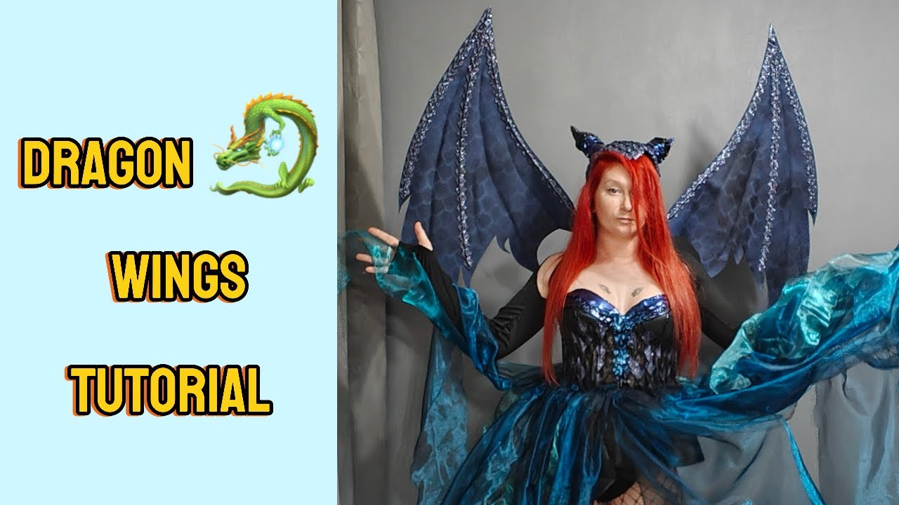 Dragon wing tutorial 🐉 Halloween Costume diy Idea