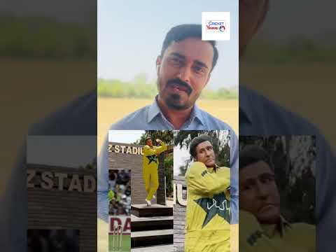 Wasim Akram Statue at Hyderabad Stadium ordered from TEMU? #cricketyaari #cricketlover #wasimakram