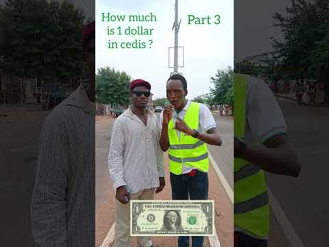 How much is 1 dollar in cedis?