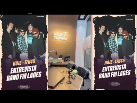 Entrevista Ondastral / BandFM Lages - 2025 / Festa do Pinhão e divulgação Morena Gold