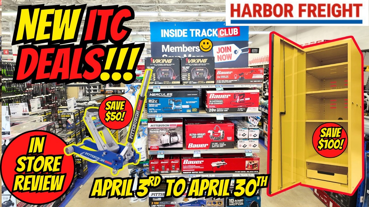 HUGE Harbor Freight ITC Deals This Month! April 2026