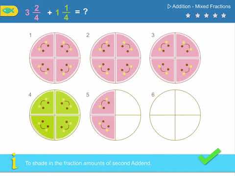 Illustrated Math - Fractions app demo 3