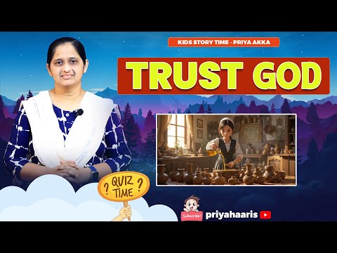 Trust God | sunday school stories in telugu l Kids Story Time | Priya Haaris |Berachah ministries