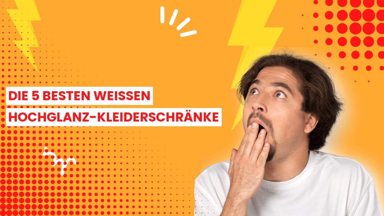 KLEIDERSCHRANK WEISS HOCHGLANZ: Die 5 besten weißen Hochglanz-Kleiderschränke 1️⃣