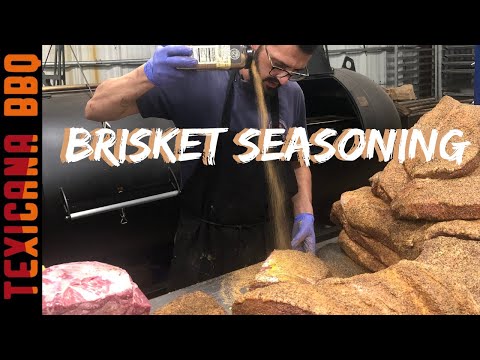 Texas style Brisket seasoning Rub with salt pepper and love