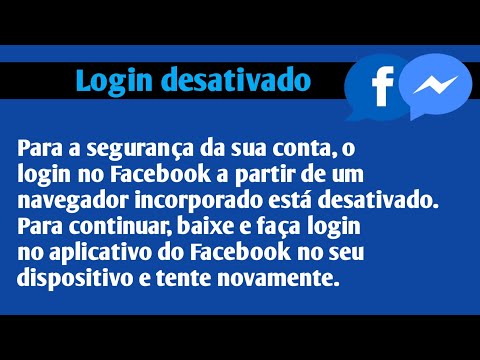 Como corrigir o login no Facebook de um navegador incorporado está desativado | Login desativado