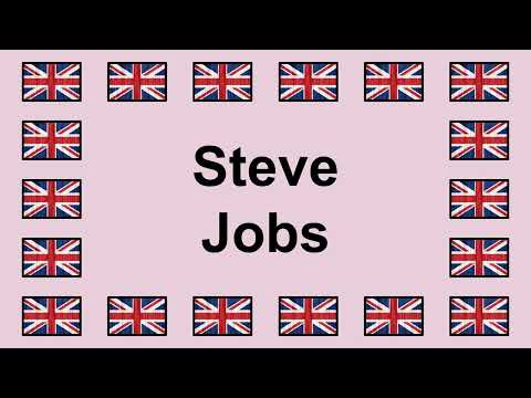 Pronounce STEVE JOBS in English 🇬🇧