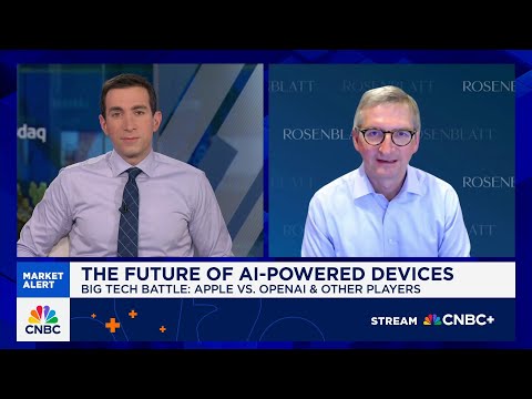 Apple vs. OpenAI: Rosenblatt's Barton Crockett on the future of AI-powered devices